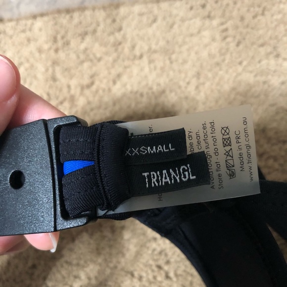 triangl swimwear | Swim | Triangl Poppy Blue Crush Bikini Top | Poshmark